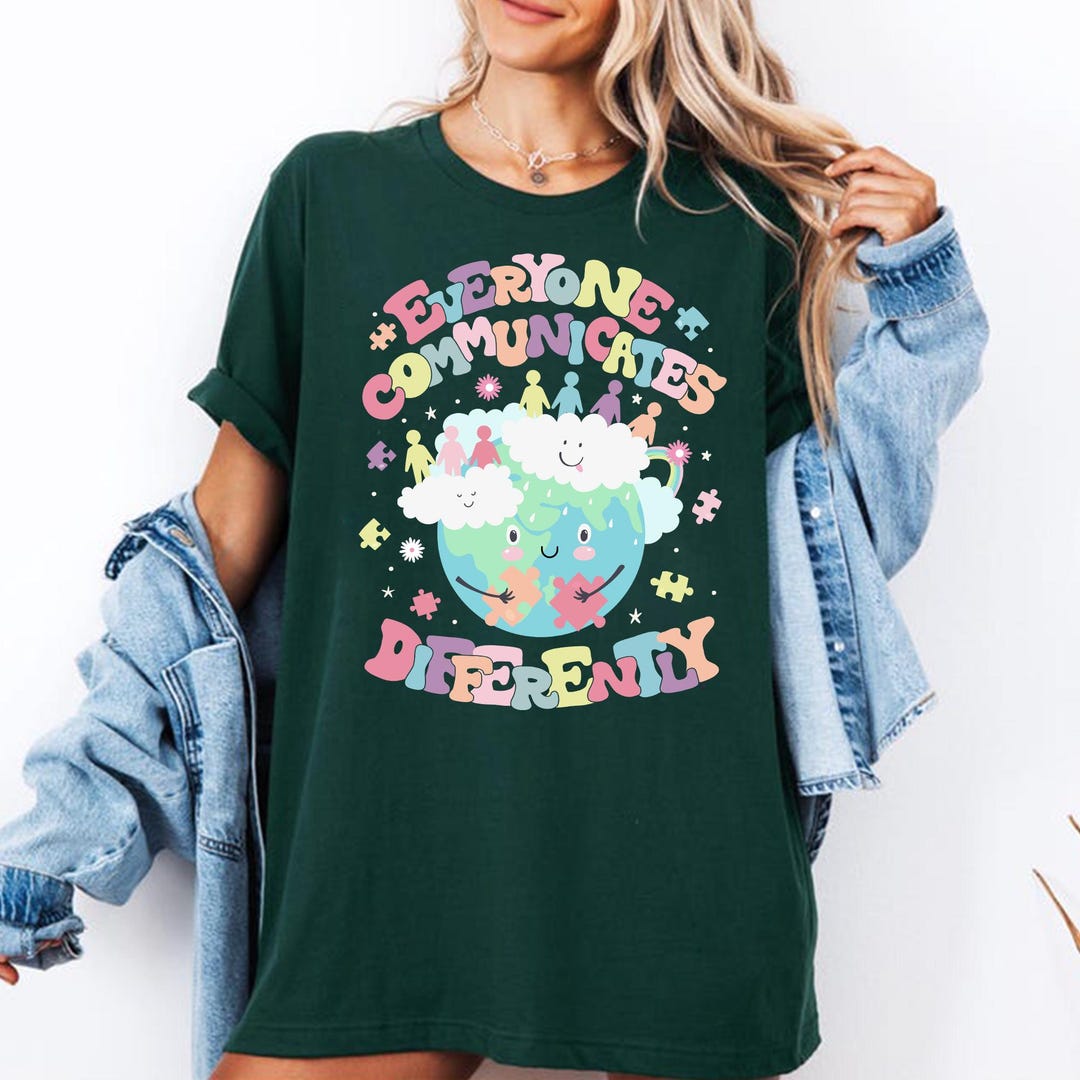 Everyone Communicates Differently Png, Autism Awareness Png, Autism ...