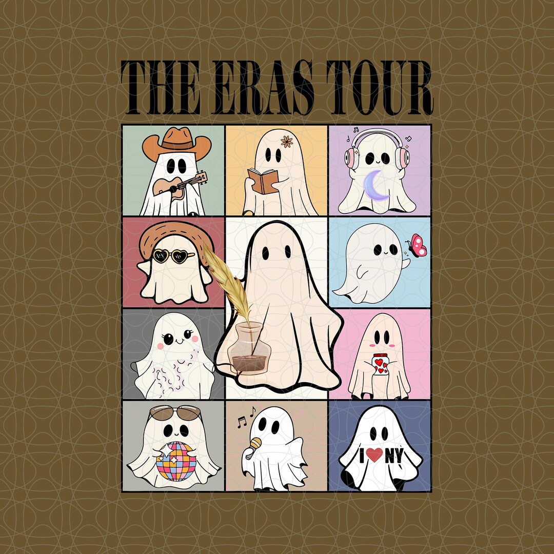 The Eras Tour Cute Ghost Png, Taylor Ghost Eras, Swiftie Fan Png ...