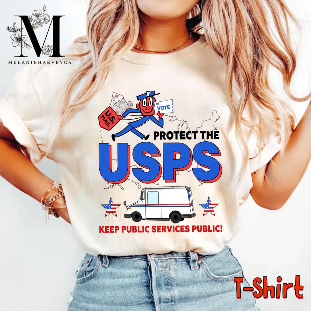 Protect USPS Keep Public Services Public Anti Trump Shirt, Save USPS ...