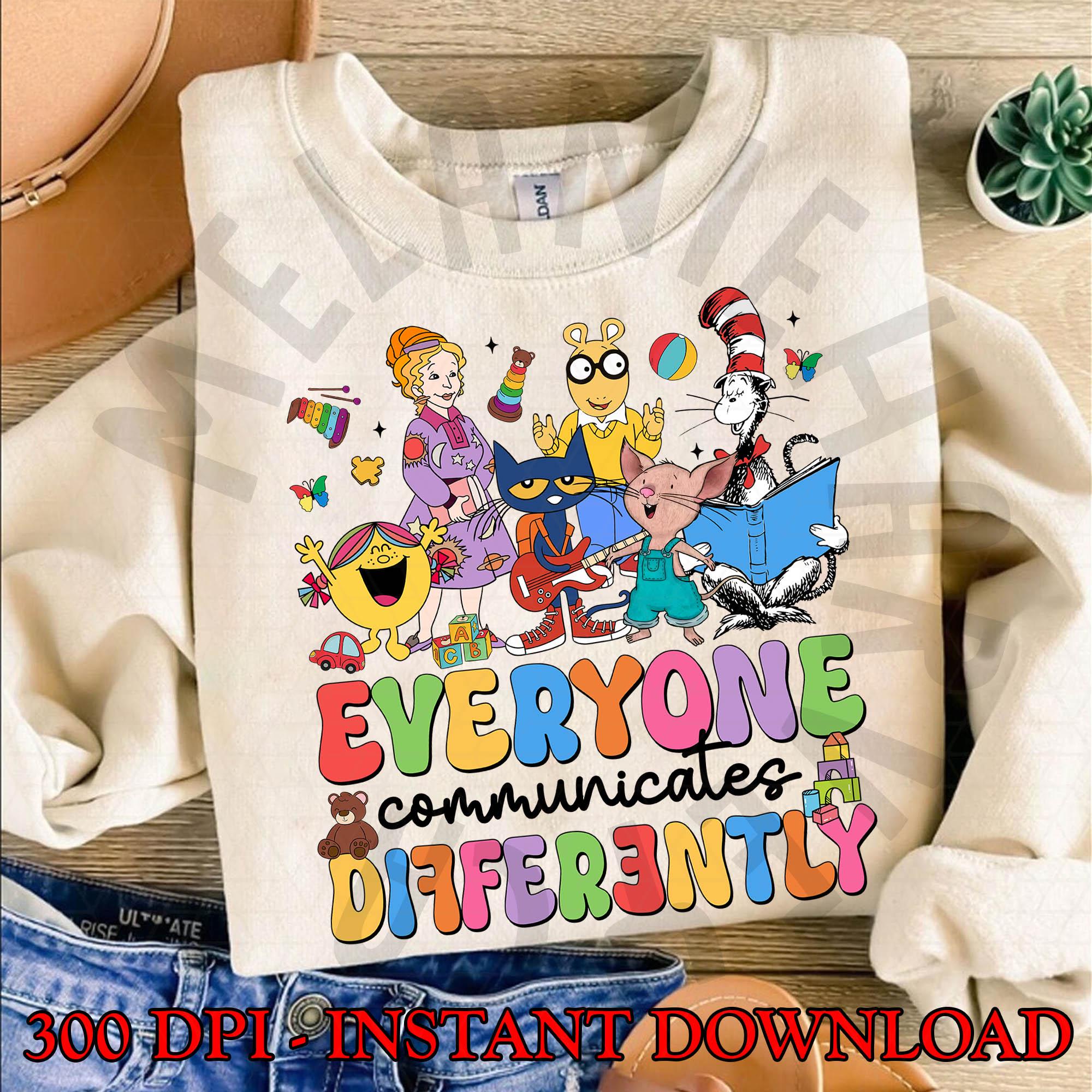 Everyone Communicates Differently Png, Autism Teacher Png, Special ...