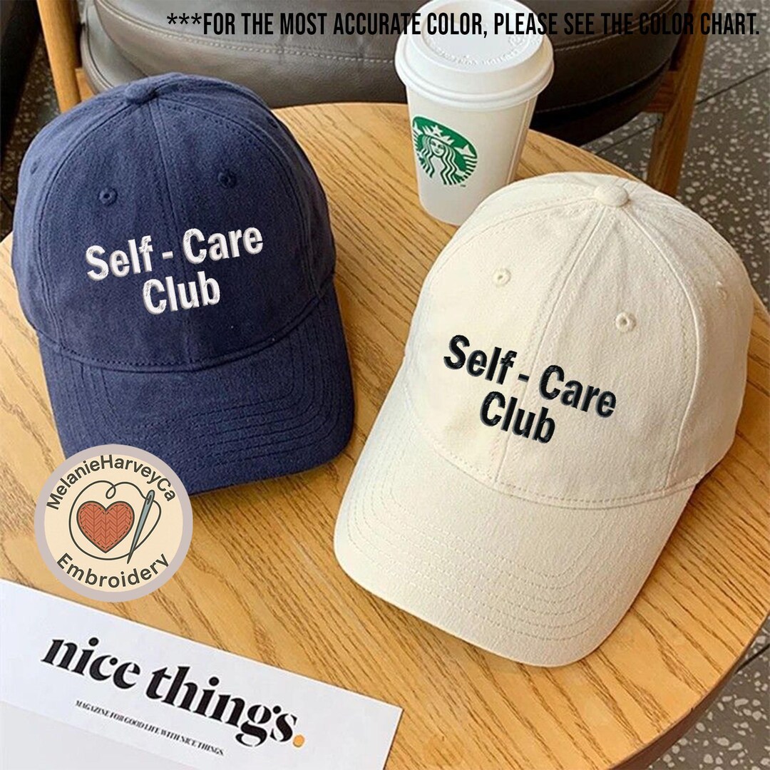 Self Love Club Hat Mental Health Awareness Cap Self Care Embroidered ...