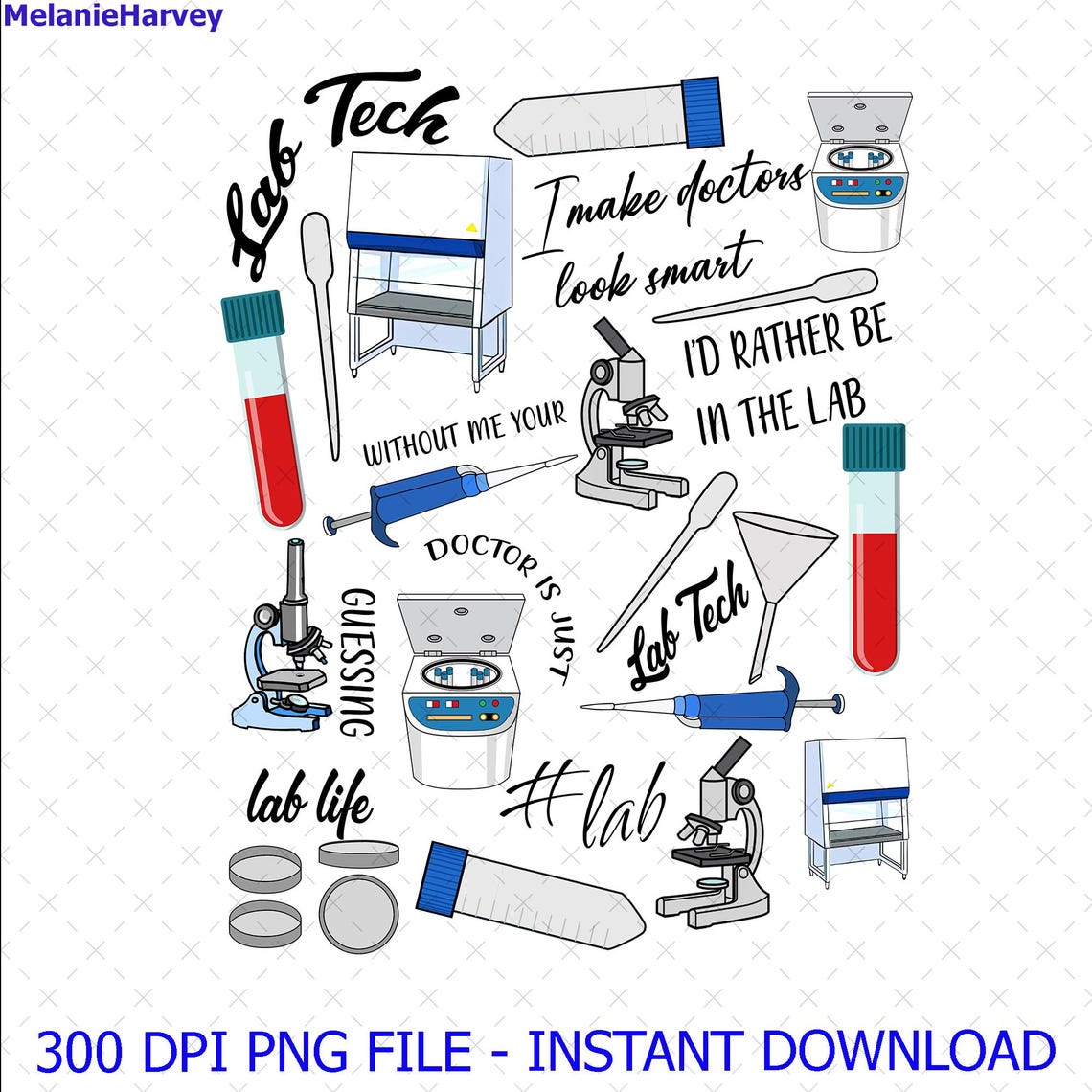 Retro Lab Week 2025 Png, Medical Lab Tech Png, Medical Assistant Barb ...
