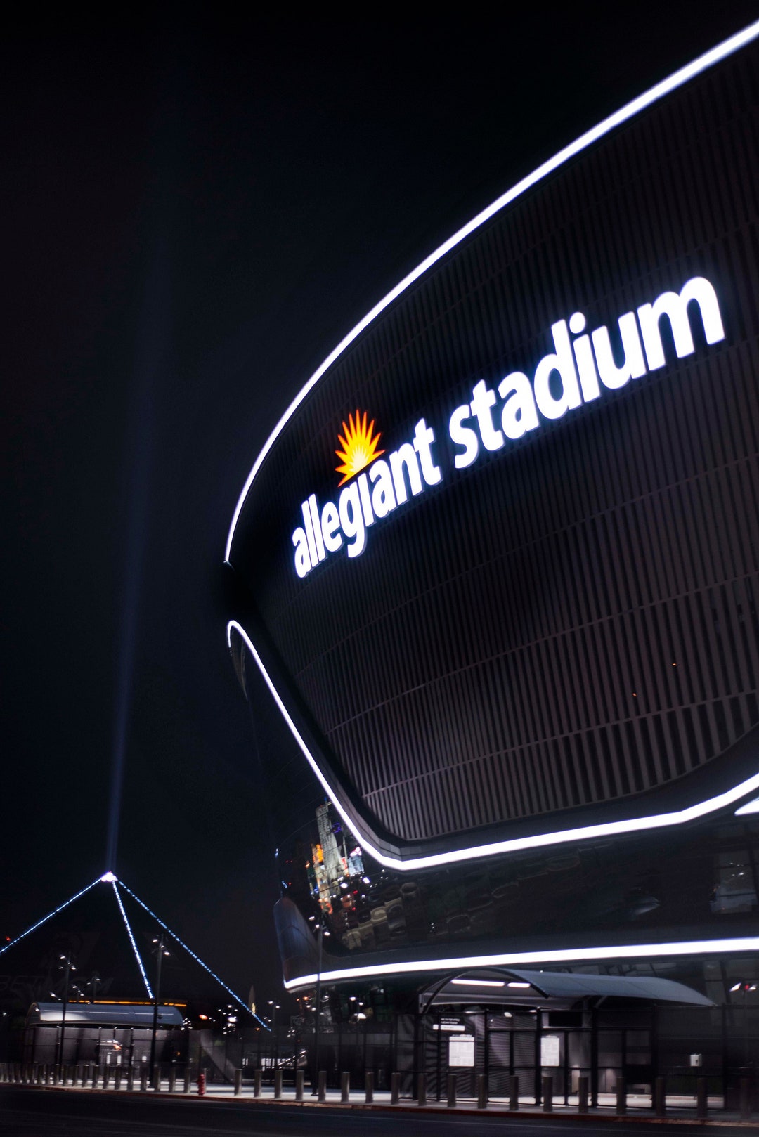 Death Star. Allegiant Stadium. Night Shot. Las Vegas City Scape. - Etsy