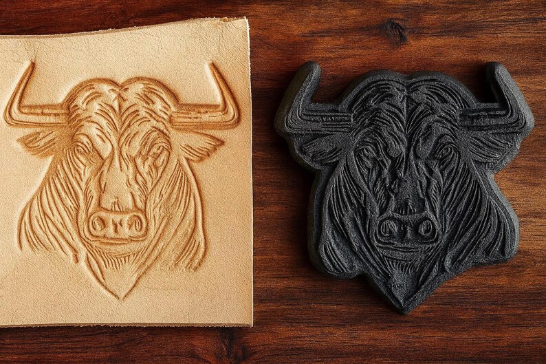 Custom Delrin Leather Stamp – Personalized Logo or Design for Press ...