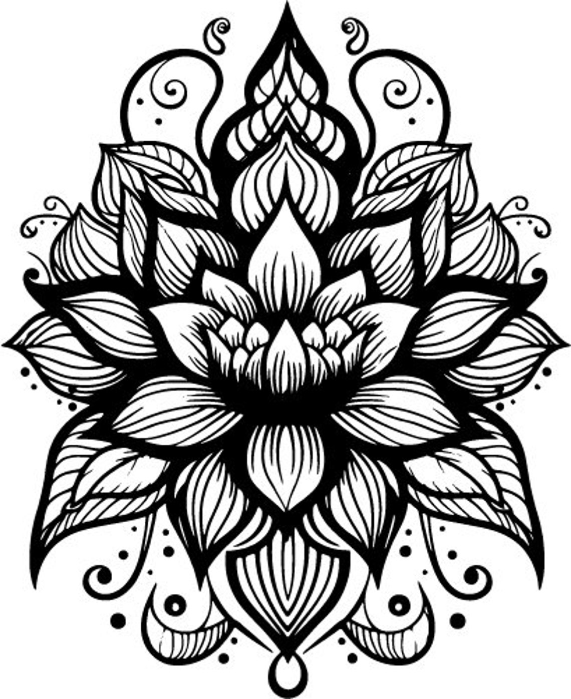 100 Mandalas Vector Pack Zen Inspiration and Infinite - Etsy