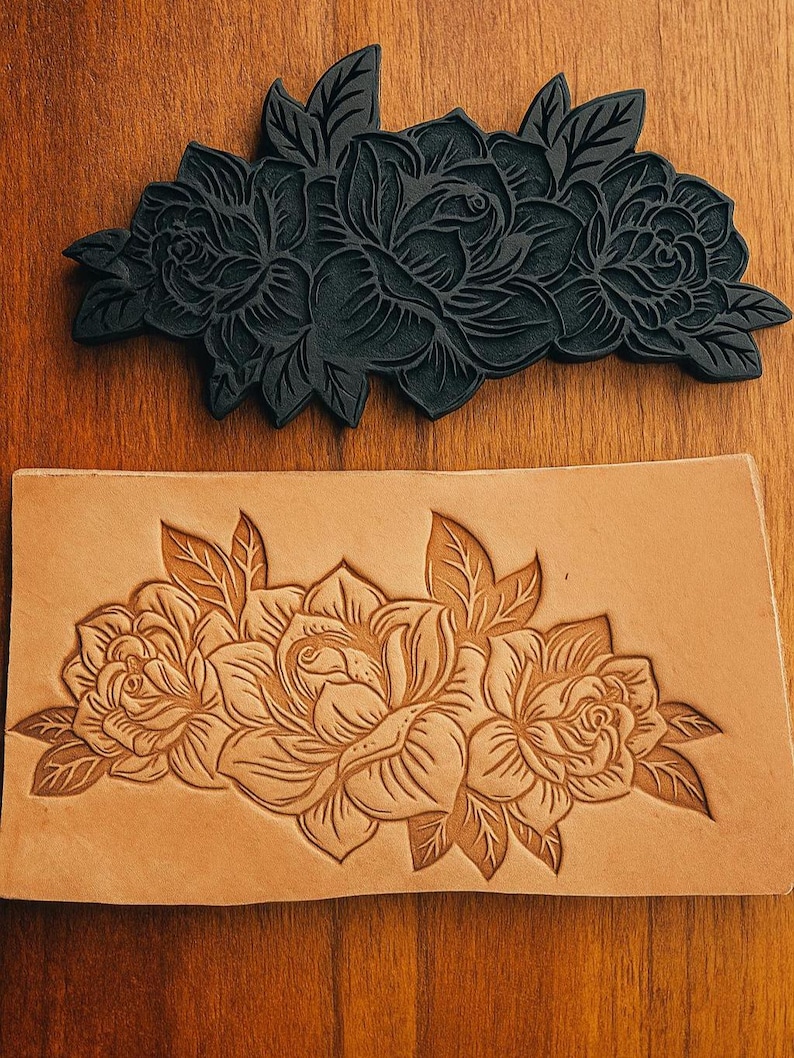 Custom Delrin Leather Stamp – Personalized Logo or Design for Press ...