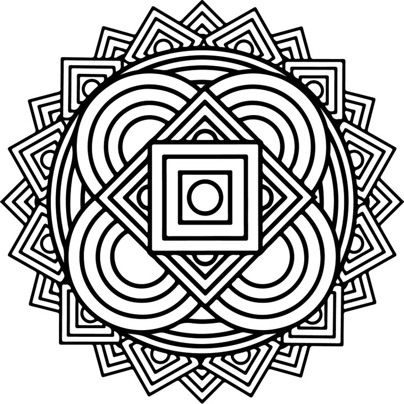 100 Mandalas Vector Pack - Zen Inspiration and Infinite Creativity - Etsy