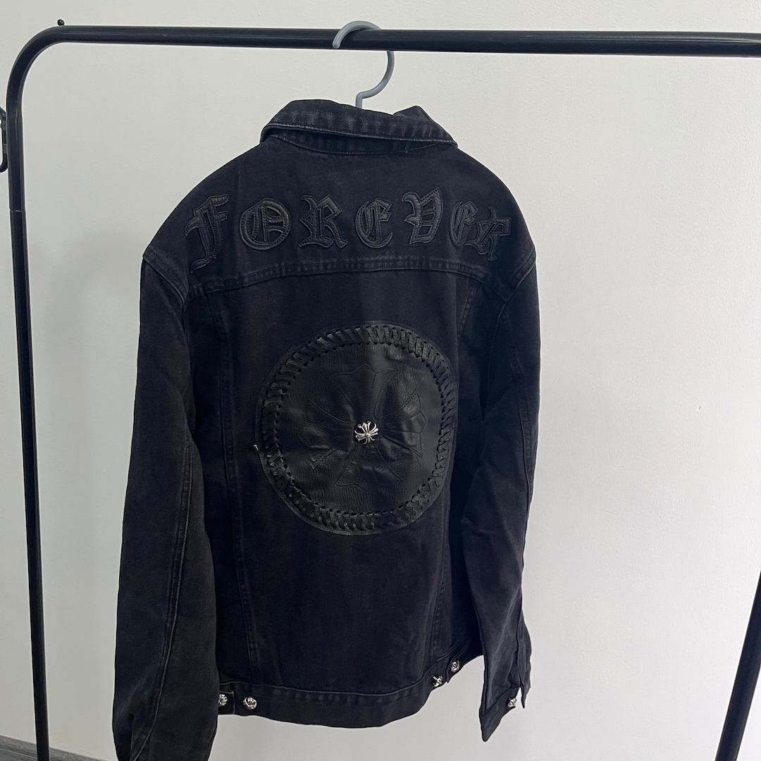 Chrome Hearts Denim Jacket Autumn Coat Fashion Warm Jacket - Etsy