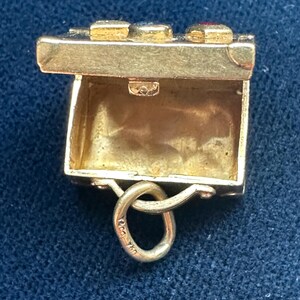 Retired Vintage Tiffany & Co 18k Gold Ruby Sapphire Diamond Suitcase ...