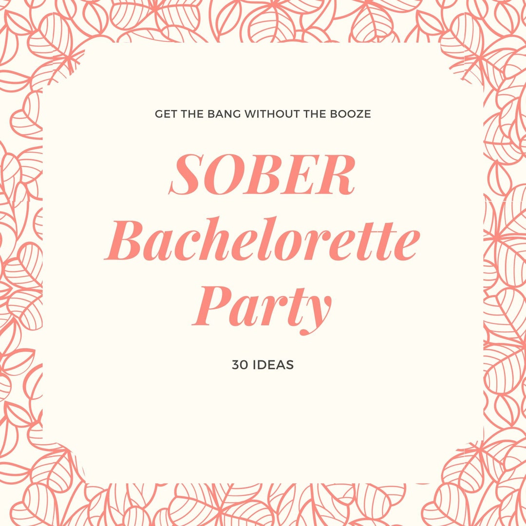 Bachelorette Party Game Cards, 30 Sober Bachelorette Ideas - Etsy