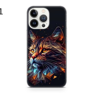 Cat Phone Case, Cat Lovers Phone Case for iPhone 15 14 13 Pro Max 12 11 ...