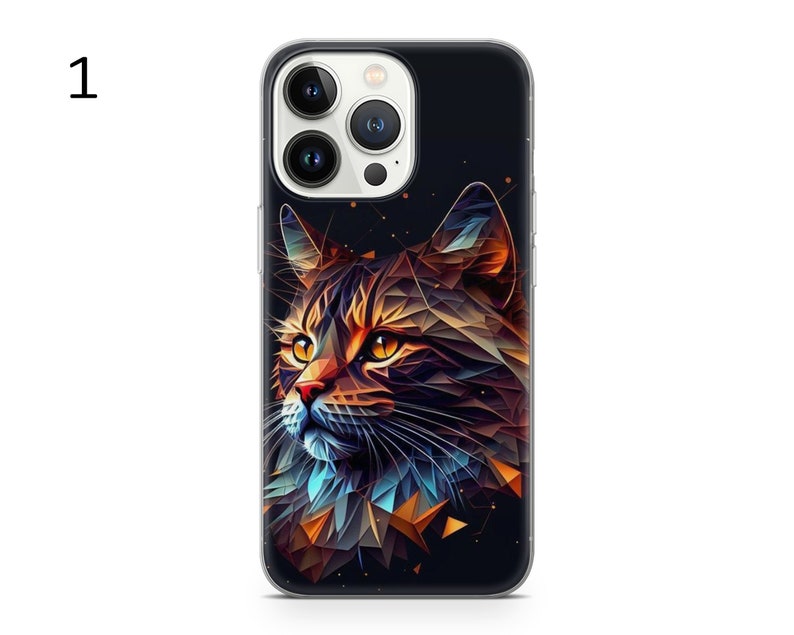 Cat Phone Case, Cat Lovers Phone Case for iPhone 15 14 13 Pro Max 12 11 ...