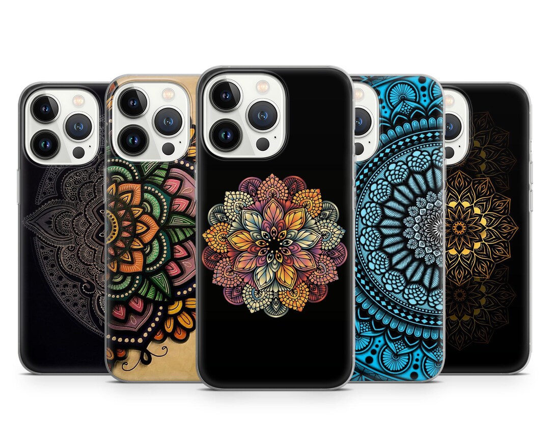 Mandala Painting Spiritual Esoteric Phone Case for iPhone 16 Pro Max 15 ...