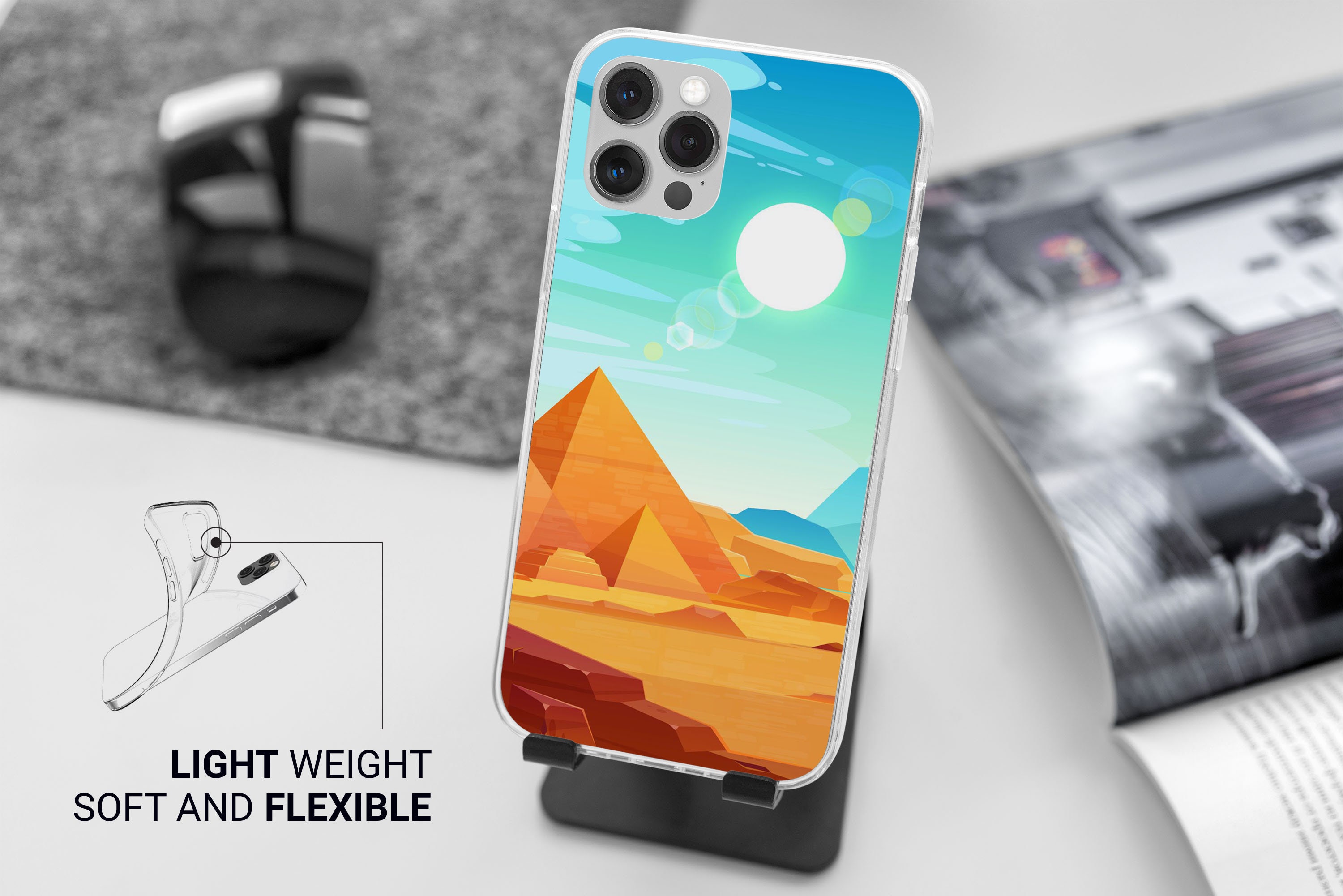 Egyptian Pyramids Giza Aesthetic Phone Case for iPhone 15 Pro - Etsy