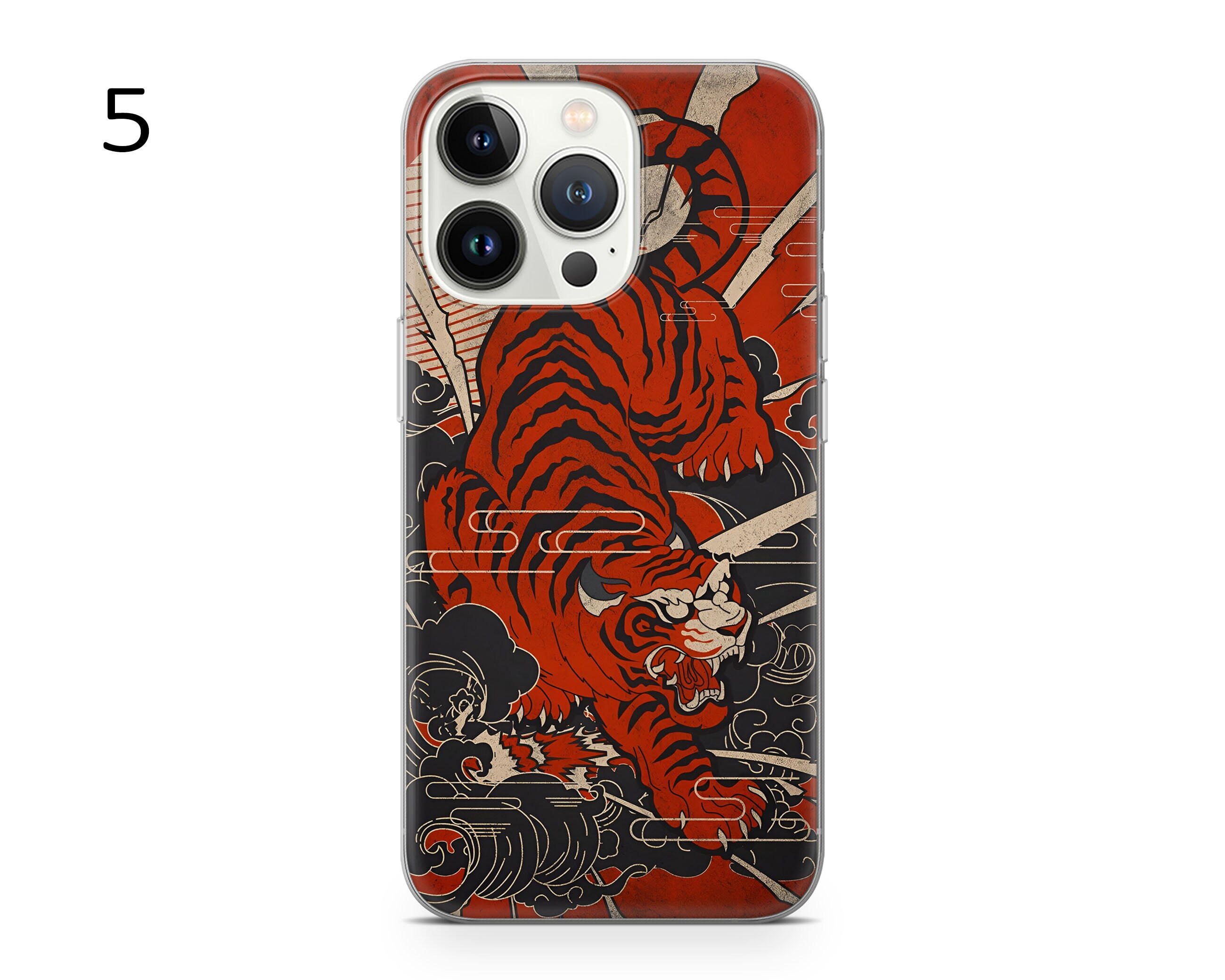 Japanese Art Phone Case, Geisha Samurai Phone Case for iPhone 15 Pro ...