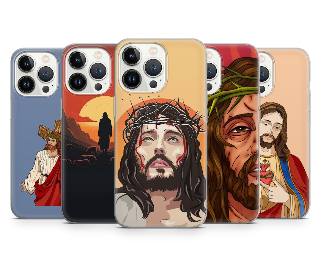 God Jesus Christ Christian Religious Phone Case for iPhone 15 Pro 14 13 ...