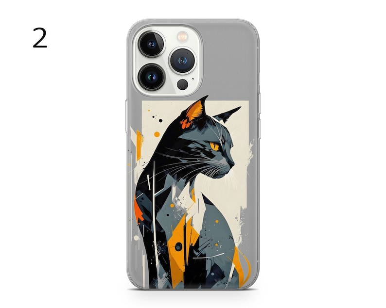 Cat Phone Case, Cat Lovers Phone Case for iPhone 15 14 13 Pro Max 12 11 ...