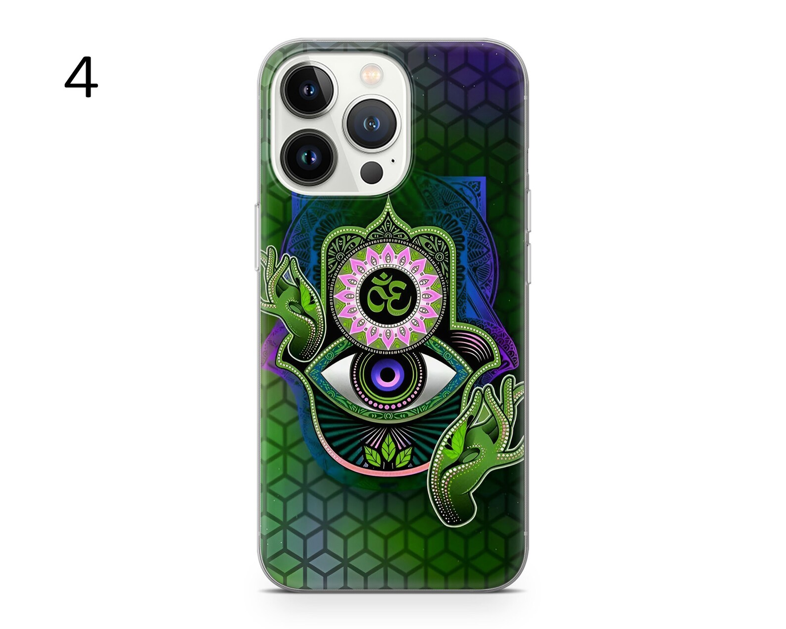 Hamsa Hand Ganesha Om Buddha Phone Case for iPhone 15 Pro 14 13 Pro Max ...