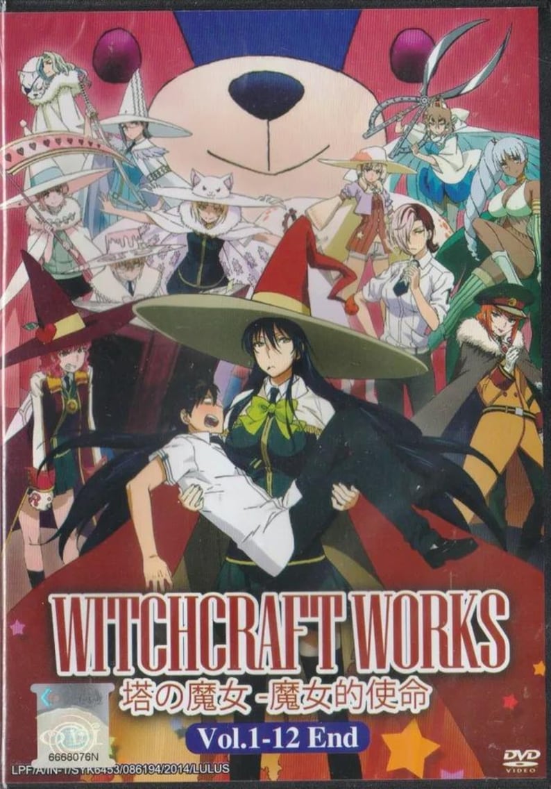 DVD Anime Witchcraft Works Volume 1 - 12 End Complete Series Box Set ...
