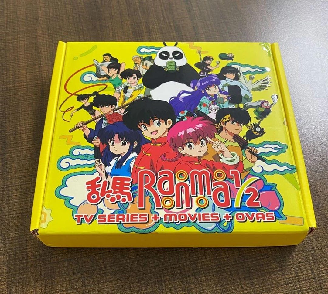 DVD Anime Ranma 1/2(volume 1-161end+2 Movie+12 OVA) Complete Boxset ...