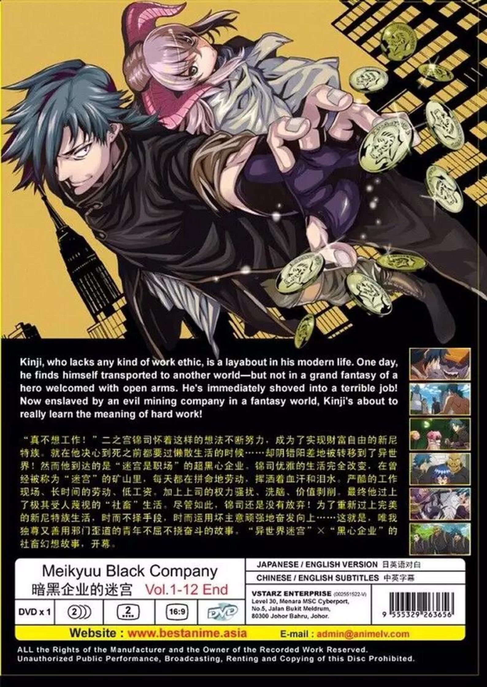 DVD Anime Meikyuu Black Company (1-12 End) Complete Box Set English ...