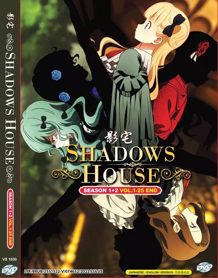 DVD Anime Shadows House Season 1+2 Volume 1-25 End English Dubbed ...