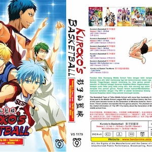 DVD Anime Kuroko's Basketball Full Series1+3 Tip off + Special + NG ...