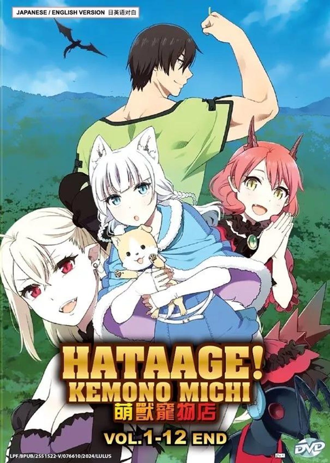 DVD Anime Hataage! Kemono Michi TV Series (1-12 End) Complete Box Set ...