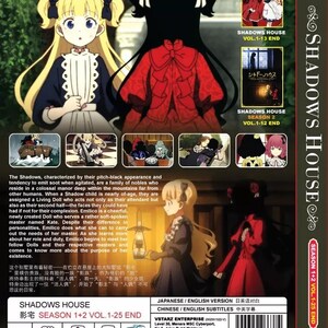 DVD Anime Shadows House Season 1+2 Volume 1-25 End English Dubbed ...