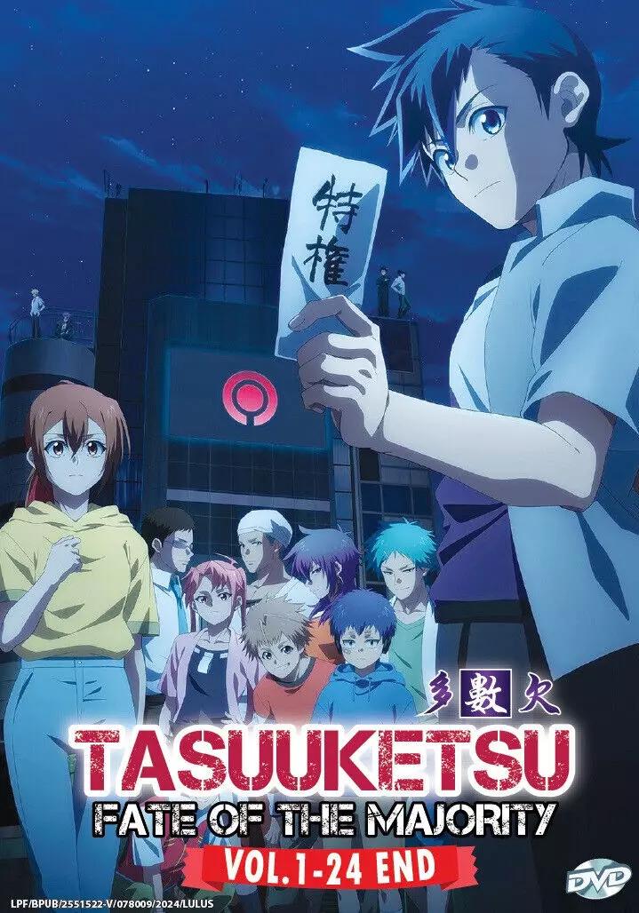 DVD Anime Tasuuketsu Fate of the Majority (volume 1-24end) English ...