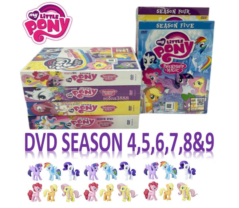 My Little Pony: Friendship is Magic Season 4,5,6,7,8,9 DVD ~ All Region ...