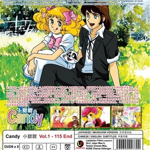 DVD Anime Candy Candy Complete Series (1-115 End) Complete Box Set ...