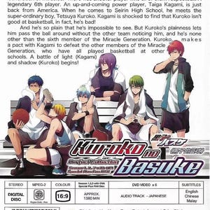 Anime DVD Kuroko No Basuke Season 1-3(1-78end+2 Movie) Complete Box Set ...