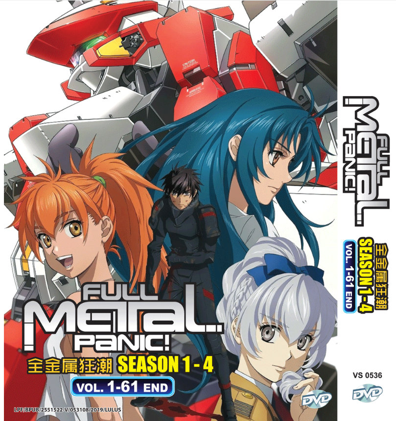 DVD Anime Full Metal Panic Season 1-4(1-61 End) Complete Box Set ...