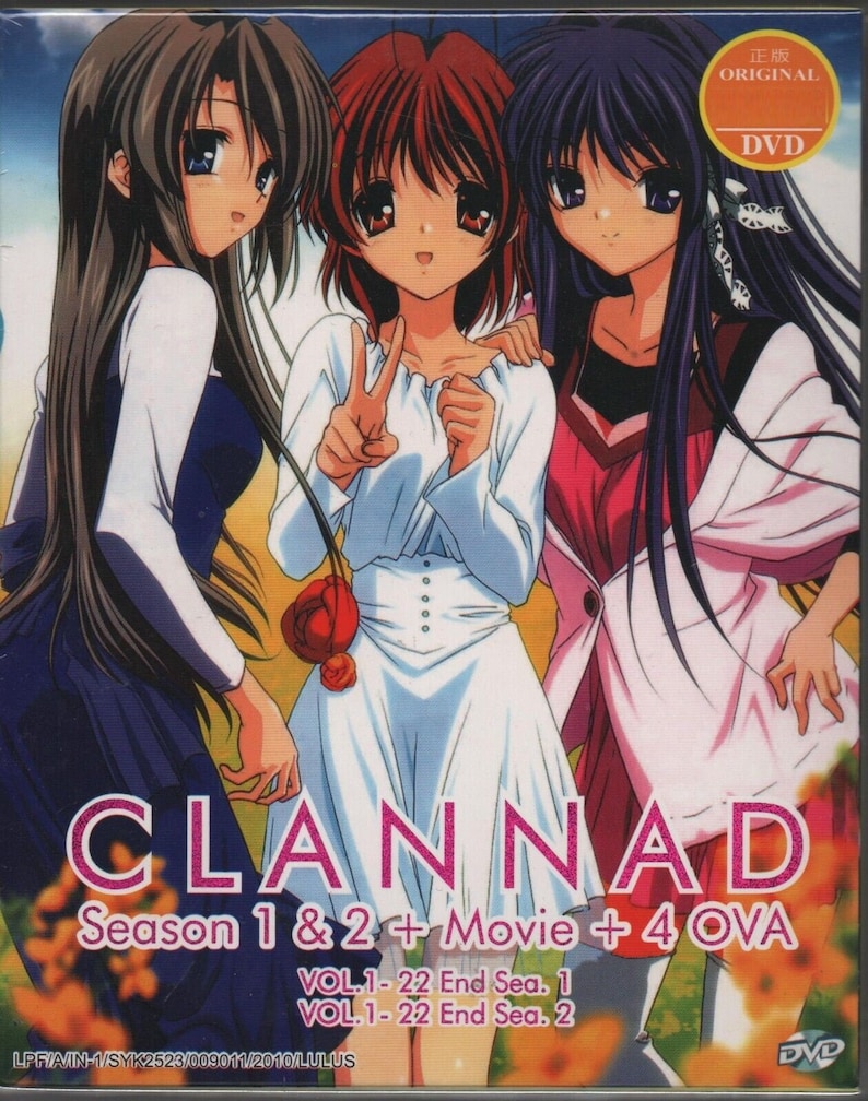 CLANNAD Complete Boxset (SEASON 1&2 + Movie + 4 OVA) Anime Dvd English ...