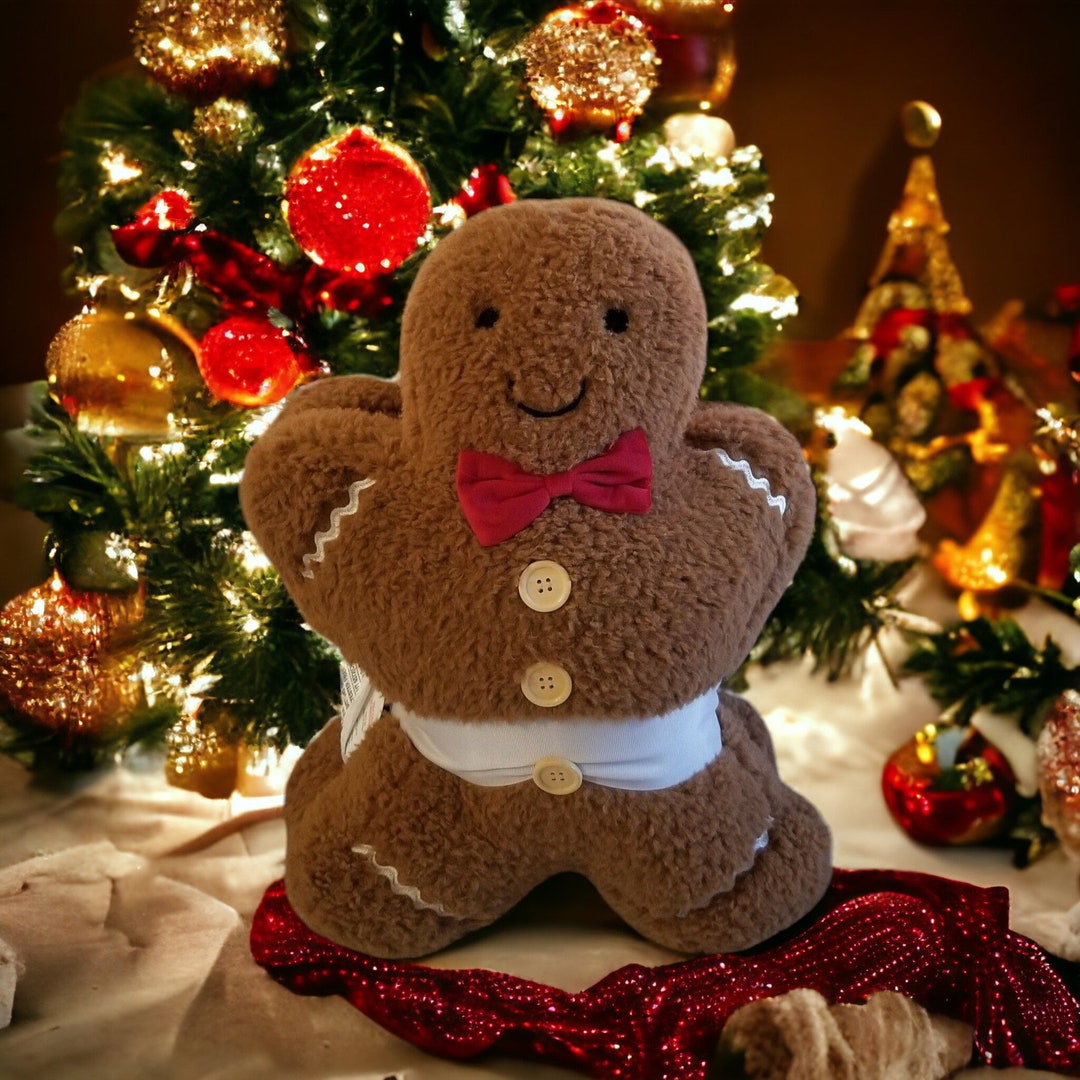 Personalized Gingerbread Pillow Plush Sherpagingerbread Man - Etsy