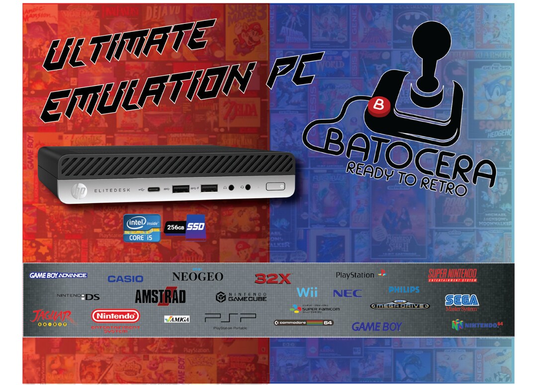 Ultimate Emulation PC Batocera 256GB 25,000 Games 56 Systems - Etsy