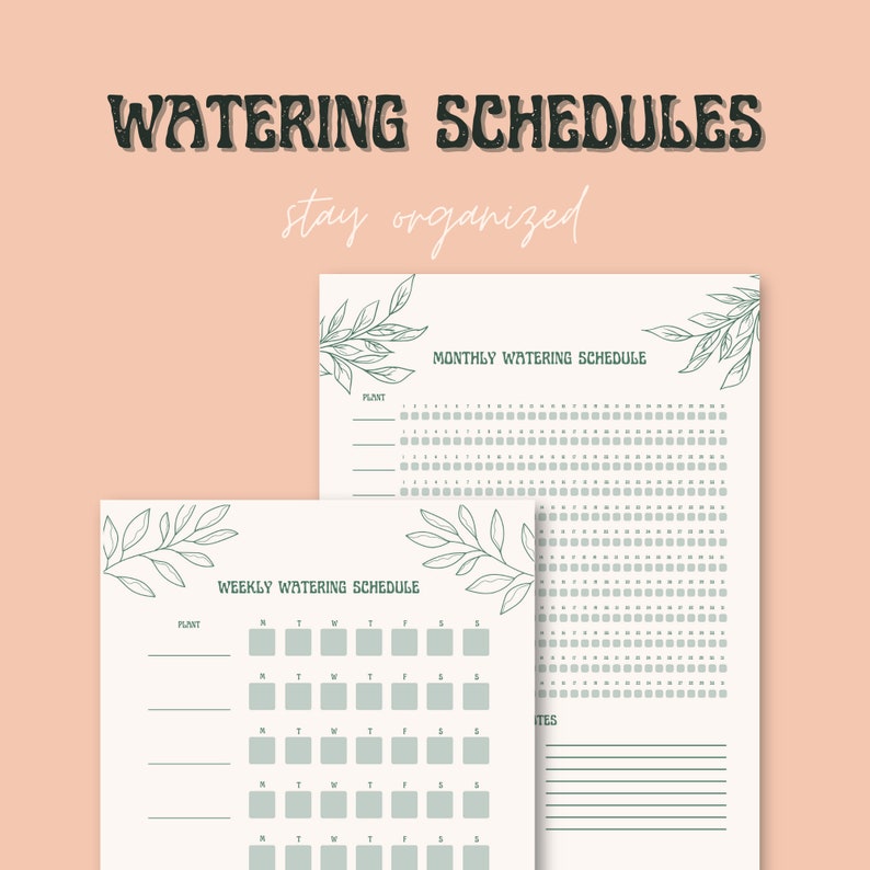 Digital Boho House Plants Journal | Plant Tracking Pages | Garden ...