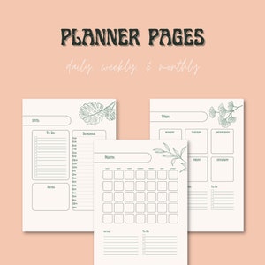 Digital Boho House Plants Journal | Plant Tracking Pages | Garden ...