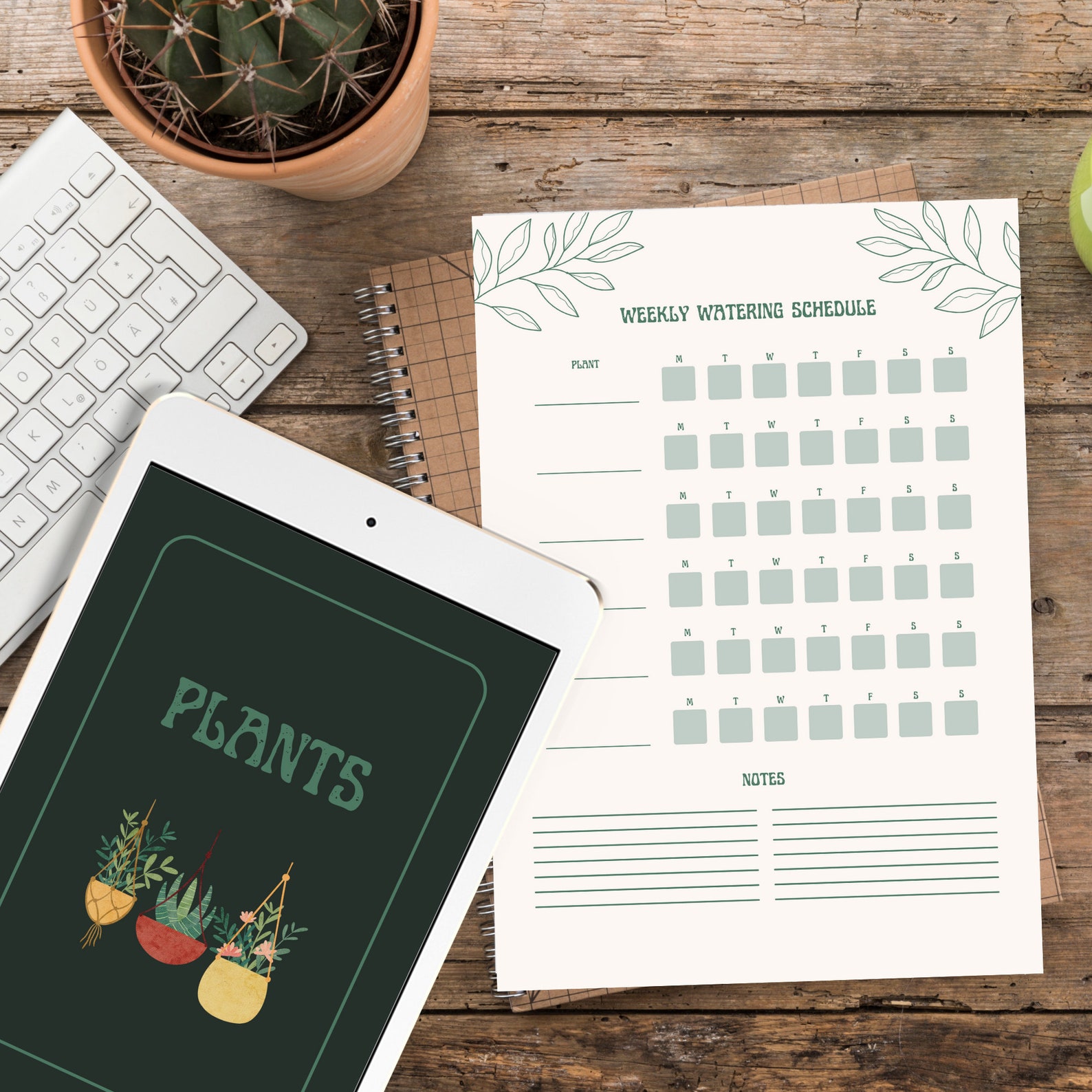 Digital Boho House Plants Journal | Plant Tracking Pages | Garden ...
