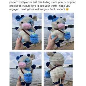 Chubby Blueberry Cow Pattern PDF / Crochet Pattern - Etsy