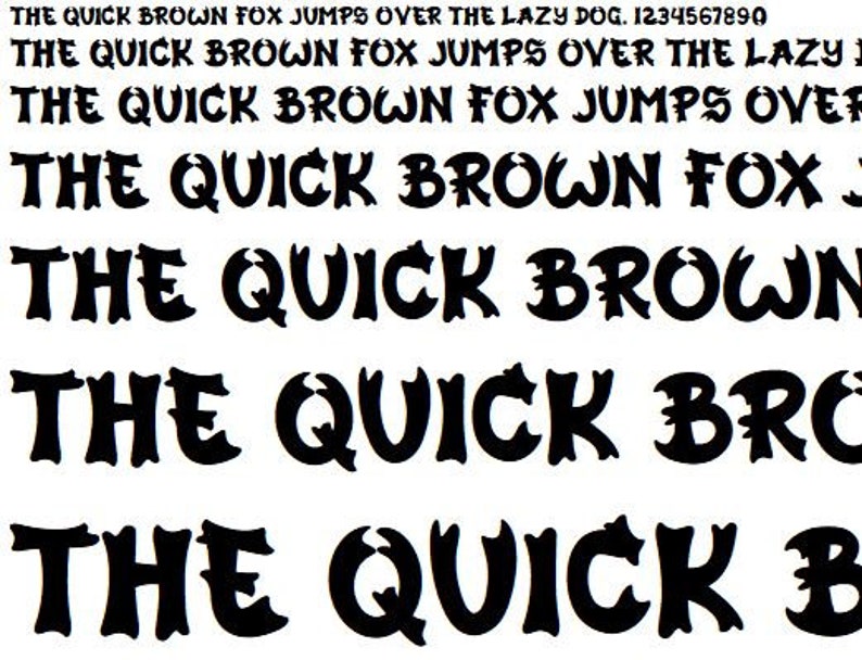 Text Fonts (TTF File) - Dragons Gravity - Etsy