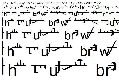 Text Fonts (TTF File) - Phyrexian - Etsy