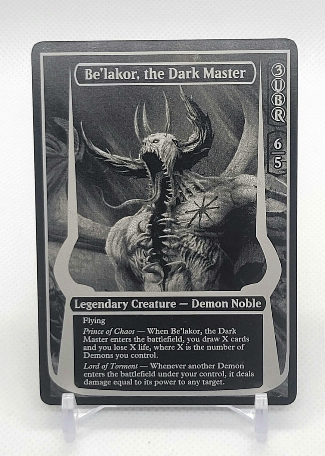 MTG Metal Commander Be'lakor the Dark Master warhammer - Etsy