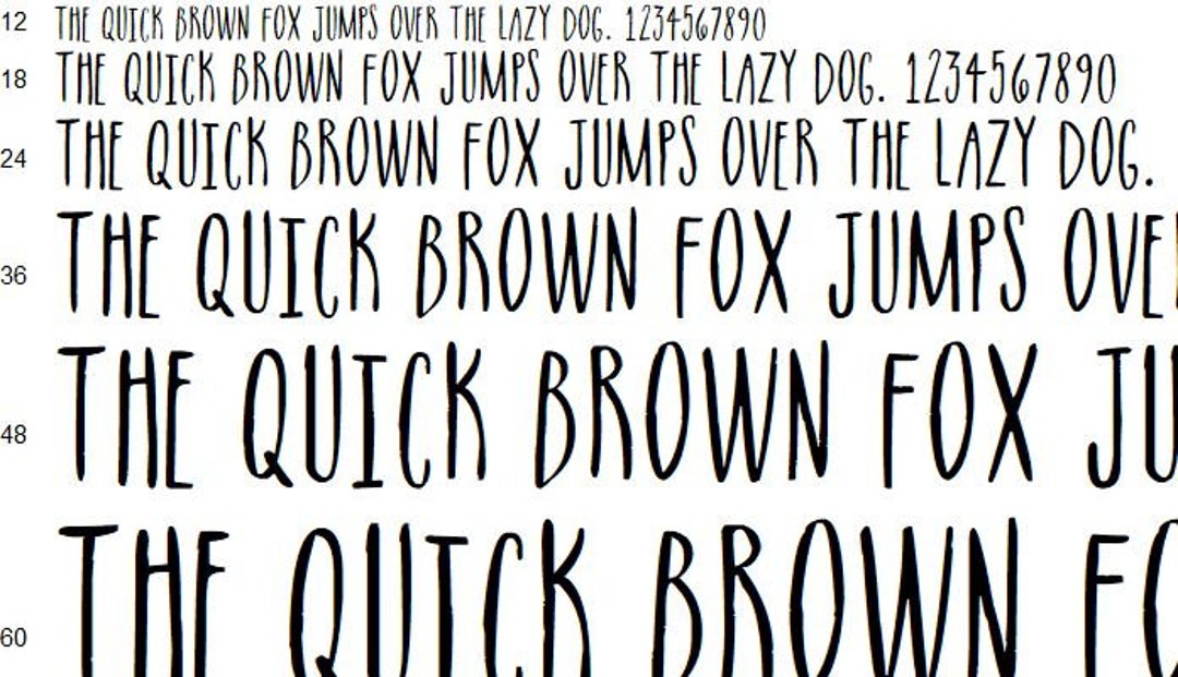 Text Fonts (TTF File) - Supernova - Etsy