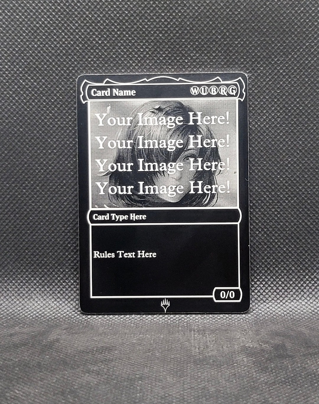 MTG Metal Card Create Your Own Custom Mtg Card See Description - Etsy