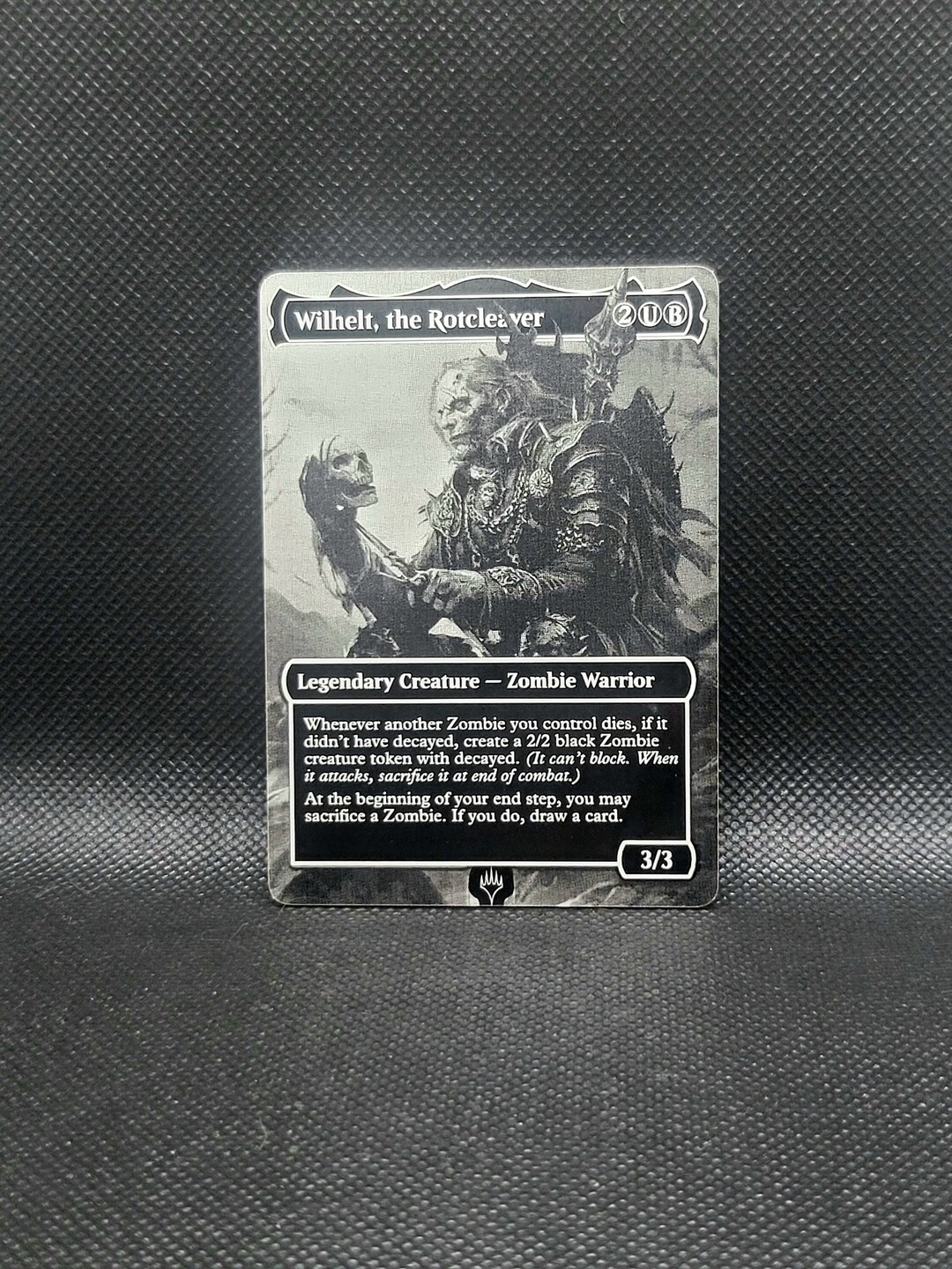 MTG Metal Commander Wilhelt, the Rotcleaver - Etsy