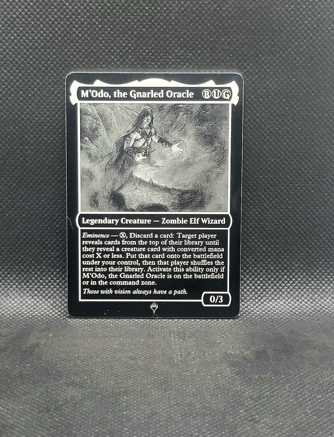 MTG Metal Commander M'odo, the Gnarled Oracle heroes of the Realm - Etsy
