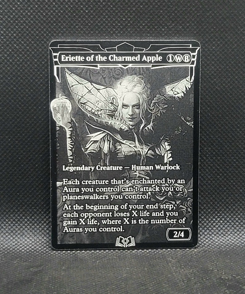 MTG Metal Commander Eriette of the Charmed Apple wilds of Eldraine - Etsy