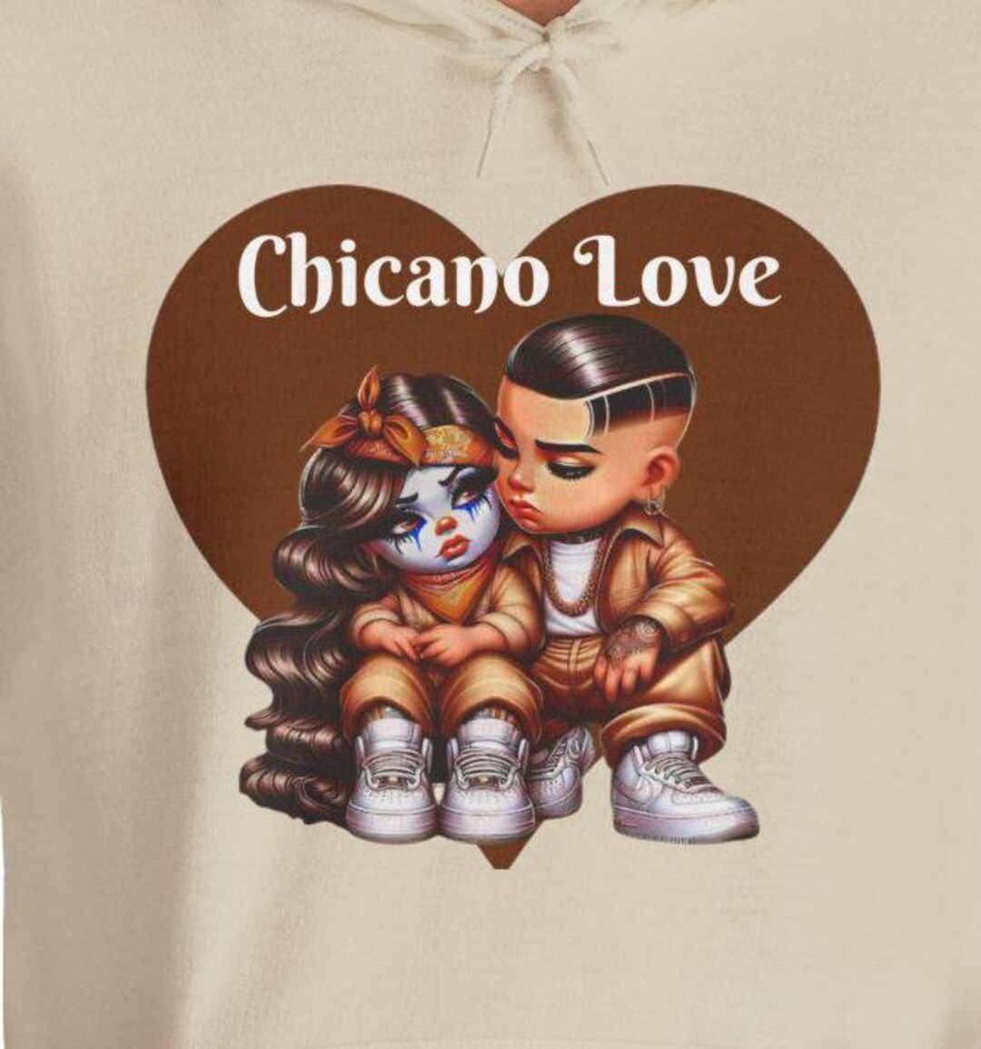 Chicano Love Unisex Hoodie, Valentine's Day, Anniversary Gift, Couples ...